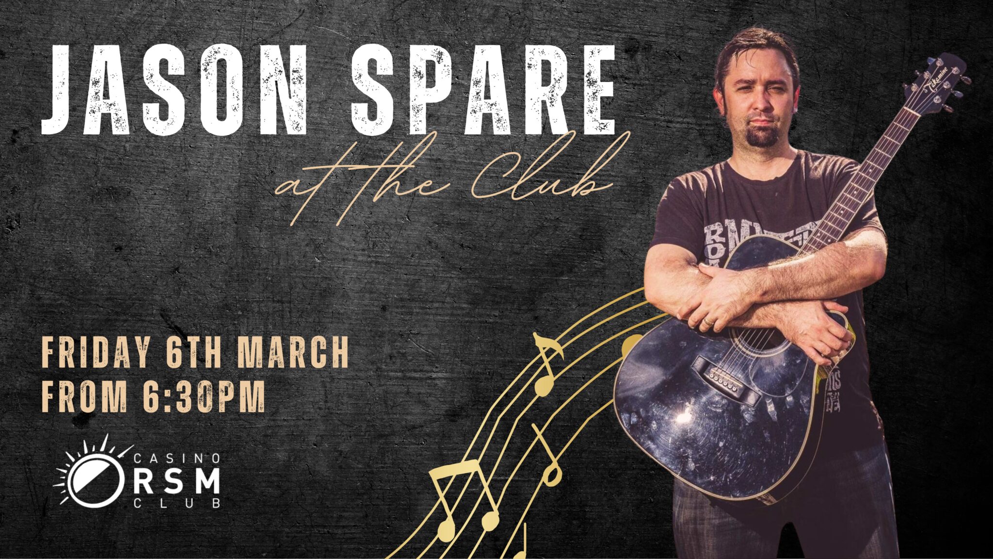 JASON SPARE at the Club • Casino RSM Club