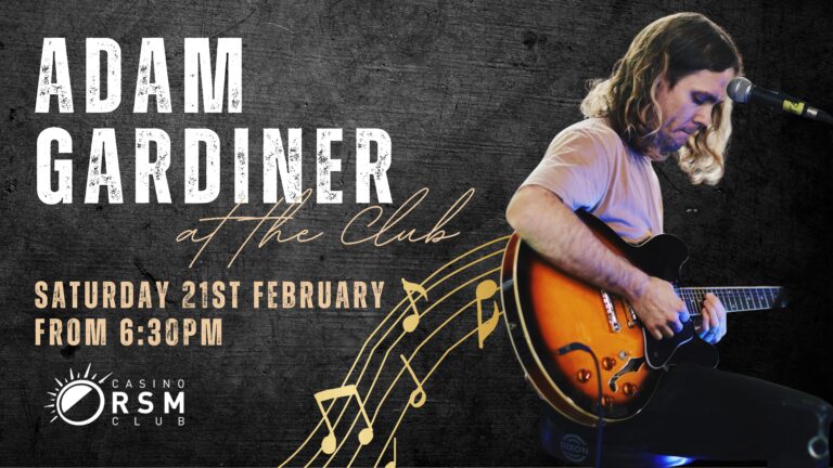 ADAM GARDINER at the Club • Casino RSM Club